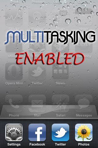 How To Enable Multitasking On IPhone 3G IPhone 2G IPod Touch 1G And IPhone Touch 2G