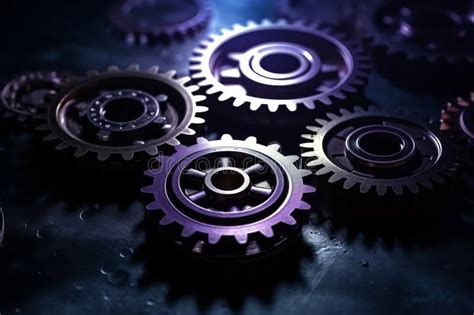 Gears Cogwheels Icon Automation Innovation Technology Concept