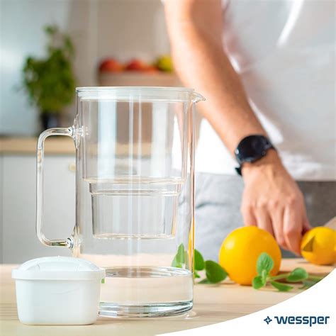 Wessper Cartouches Filtre à eau pour Carafe Filtre eau de Remplacement Brita Maxtra Filtres