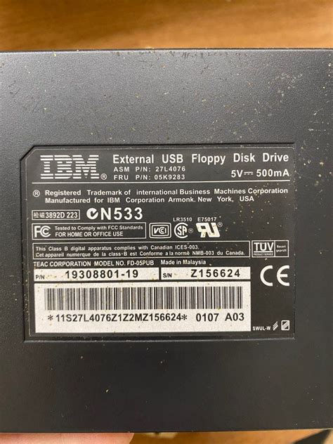 Ibm Usb External Floppy Disk Drive Computers And Tech Parts