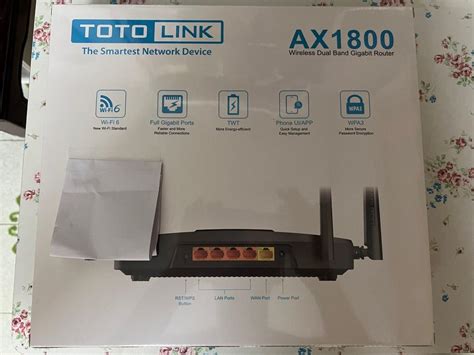 Totolink Router Ax1800 X5000r 電腦＆科技 電腦周邊及配件 Wifi及上網相關產品 Carousell
