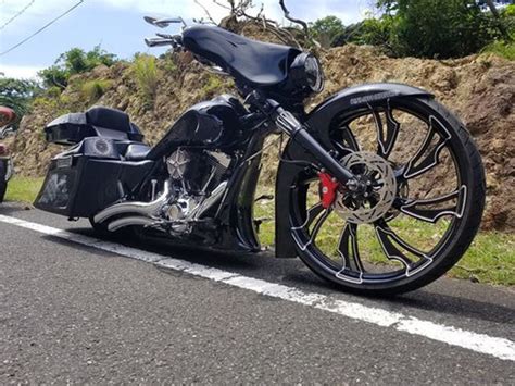 Guinzu Harley Touring Black Double Cut Wheels Smt Wheels