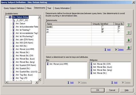 Cognos Framework Sortierte Wertelisten Konsilium