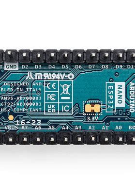 DFR1096 Arduino Nano ESP32 With Headers Wi Fi BT MicroPython USB C