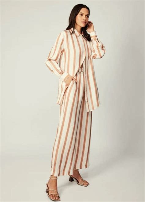 Shadow Shirt Stripe Coyote Boutique