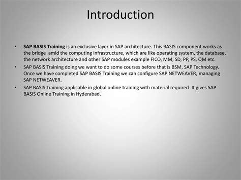 Sap Basis Ppt Ppt