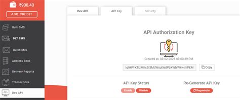 Steps To Send Sms From Dev Api