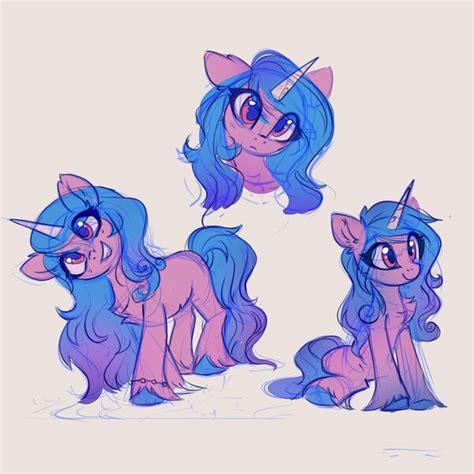 3237600 Safe Artist Aureai Sketches Derpibooru Import Izzy