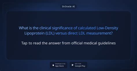 What Is The Clinical Significance Of Calculated Low Density Lipoprotein