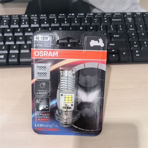 Jual Bohlam Led Lampu Depan Led Osram Warna Putih Motor Matic Dan Bebek Original Osram Kemasan