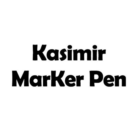Kasimir Marker Pen — купить товары Kasimir Marker Pen в интернет