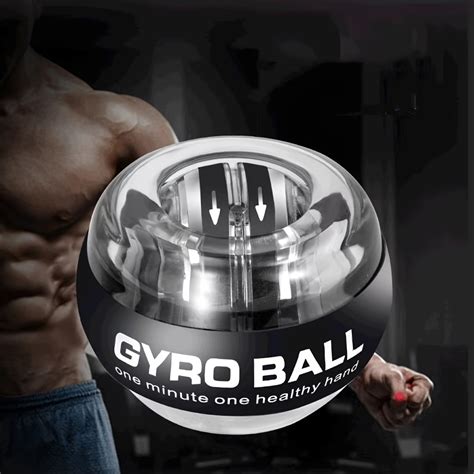 Wrist Strengthener Gyro Bal Forearm Exerciser Auto Start Mute Wrist