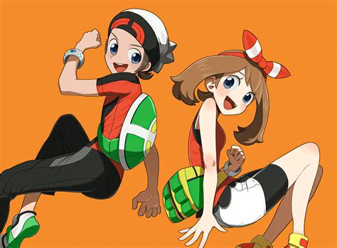 May And Brendan Pokemon And 2 More Drawn By Baeming Danbooru