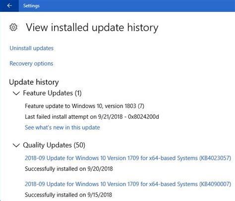 1709 To 1803 Version Finally Windows 10 Forums