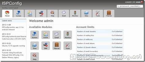 Ispconfig：免费主机管理面板 Vps主机优惠网