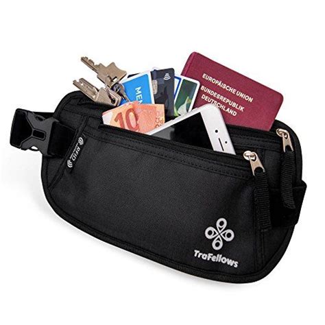 Riñonera running de calidad con bloqueo RFID para hombre y mujer