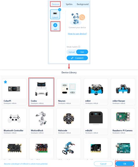 Program Codey Rocky With Mblock Makeblock Help Center