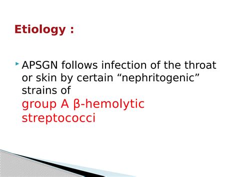Solution Paediatric Acute Post Streptococcal Glomerulonephritis