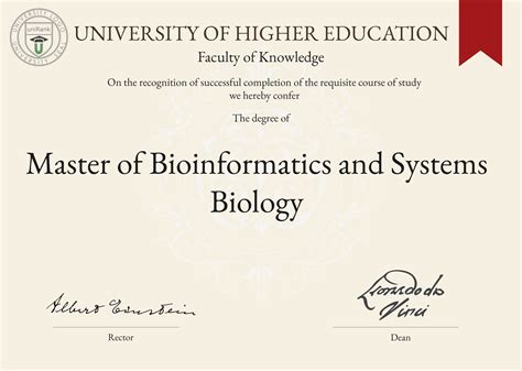 Master Of Bioinformatics And Systems Biology Mbsb