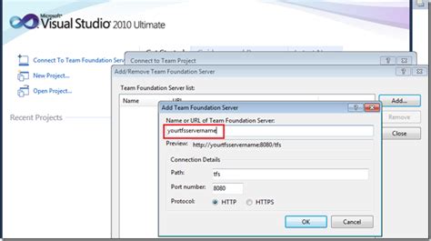 How To Connect To Tfs 2008 From Vs 2010 Damir Dobric Posts Developersde