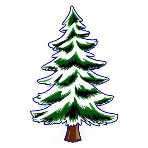 Download Spruce Tree Vector Outline Png 06132024