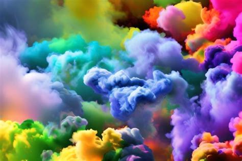 Colorful Smoke Background Graphic By Rizwana Khan · Creative Fabrica