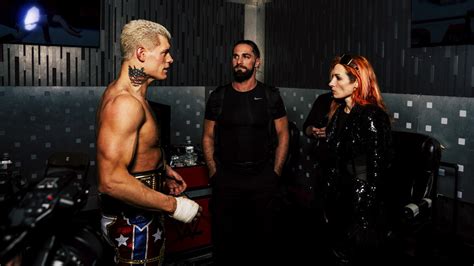 Cody Rhodes Seth Rollins Becky Lynch