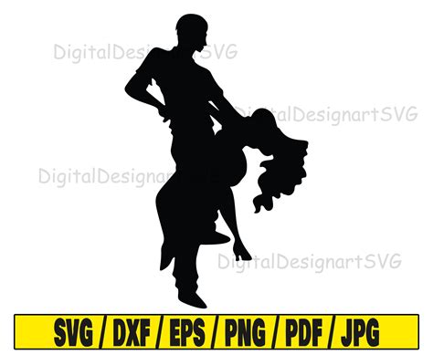 Dancing Couple Svg Dancing Svg Couple Svg Dance Svg People