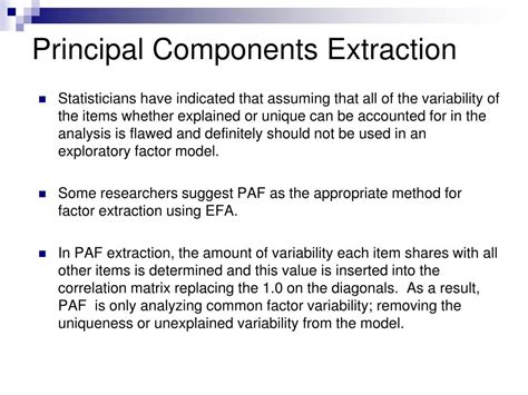 Ppt Exploratory Factor Analysis Efa Powerpoint Presentation Free