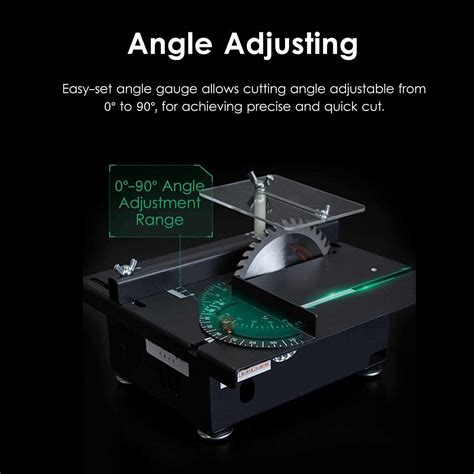 110 240V 200W Multi Functional Table Saw Mini Desktop Electric Saw