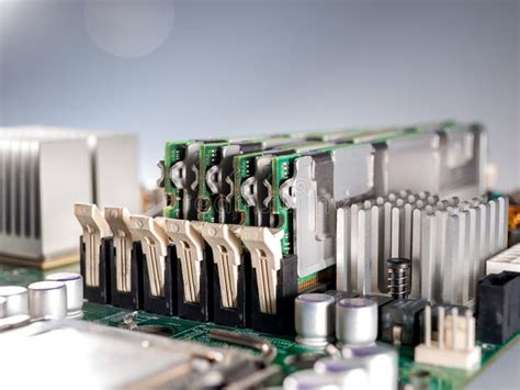 Installing Ram Modules In The Computer Motherboard Replacing And