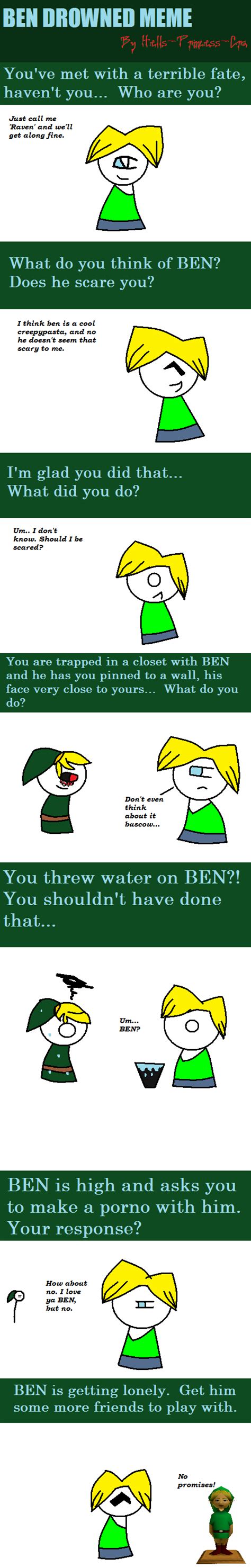 Ben Drowned Meme By Witheringraven On Deviantart