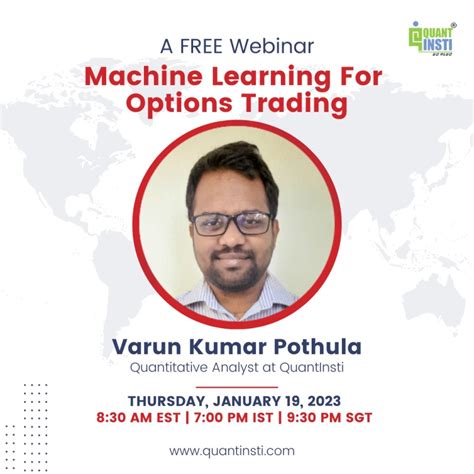 Quantinsti On Linkedin Webinar Machine Learning For Options Trading