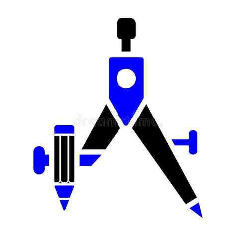 Drawing Compass Icon Stock Illustration Illustration Of Tool 250345156