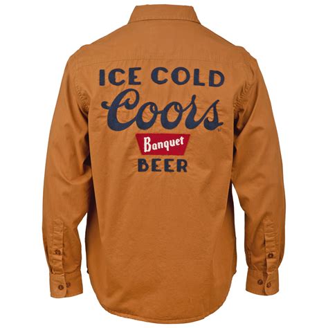Coors Banquet Button Down Collared Shirt Brew