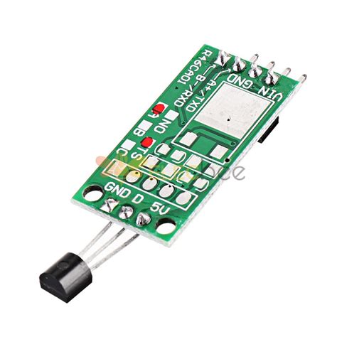 3pcs DS18B20 5V RS485 Com UART Temperature Acquisition Sensor Module Modbus RTU PC PLC MCU