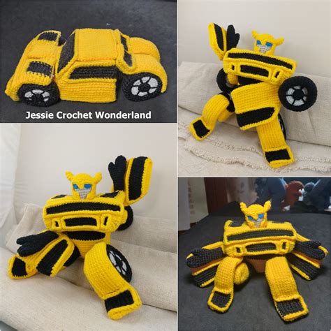 Crochet Transformers Bumblebee Bumblebee Pdf English Crochet Pattern