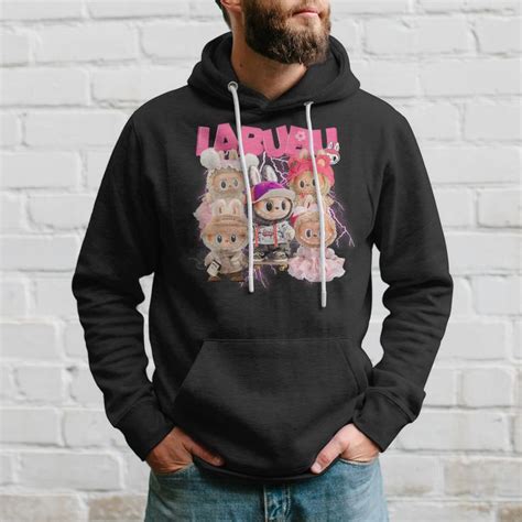 Labubu Cute Labubu The Monsters Meme Vintage Hoodie Seseable Uk