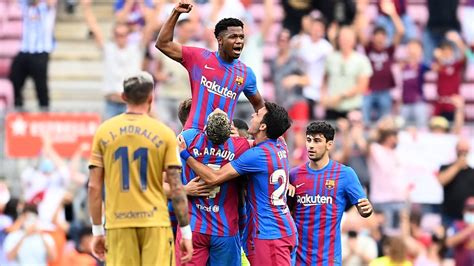 La Liga Barcelona S New No Ansu Fati Scores In Win Over Levante Football News India TV