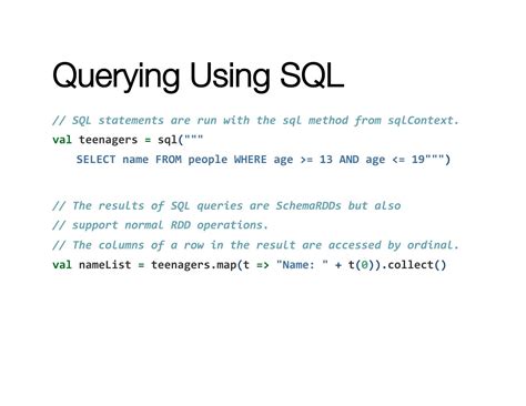 Sparksql And Scala
