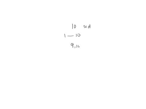 Solved A Probability Experiment Consists Of Rolling A Fair Sided