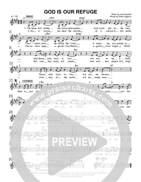 God Is Our Refuge Sheet Music PDF Sovereign Grace PraiseCharts