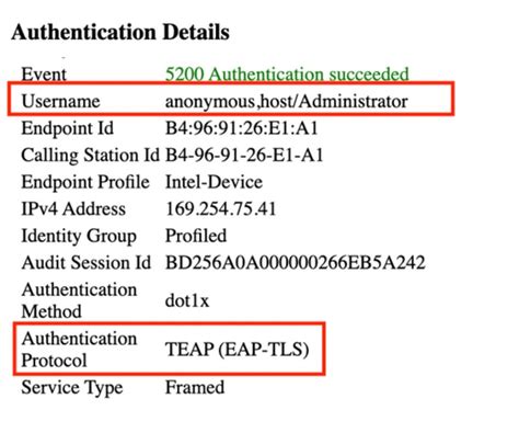 configure eap chaining with teap cisco