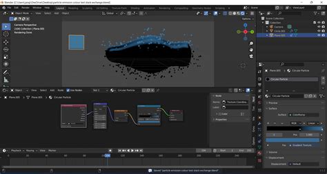 shaders how to give particles the emitter body s colours at points of ejection using normal