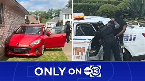 Chase Ends When Teenager Crashes Car Taken During Carjacking Into Home