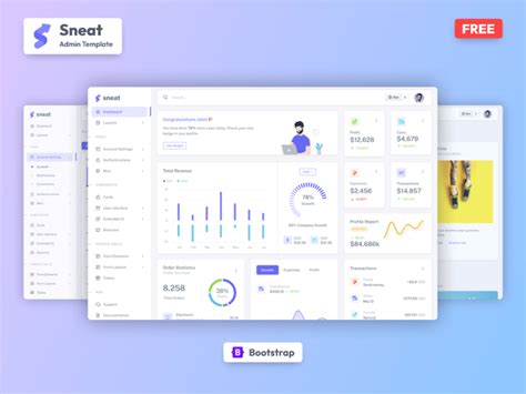 Best Free Bootstrap Admin Templates BeginDot