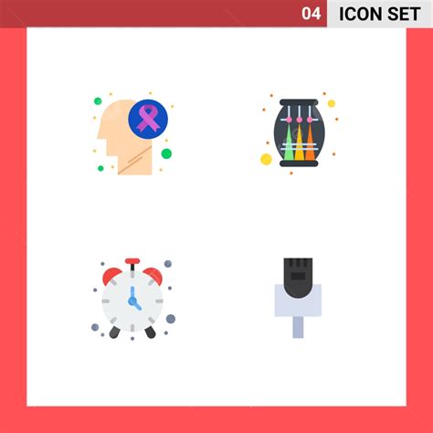 User Interface Design Vector Png Images 4 User Interface Flat Icon Pack Of Modern Signs And