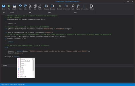 ApexSQL Enforce Screen Shot Tour