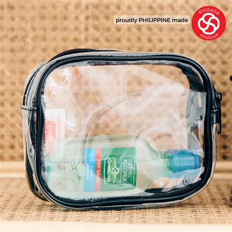 Storage Solutions Ph Pamela Jet Set Go Transparent Small Pouch Af Shopee Philippines