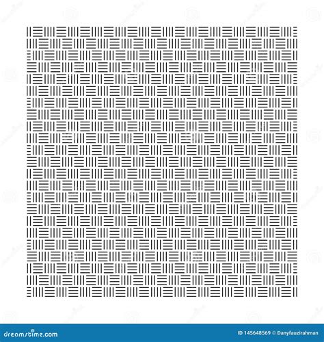 Grid Pattern Line Isolated In White Background Stock Illustration Illustration Of Printing
